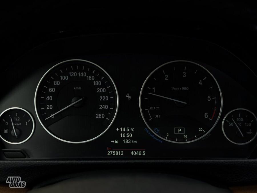 Black BMW 318 Gran Turismo 2013 in Avizieniai, with an engine capacity of 2.00 L and mileage of 276 thousand km for 9990 €, photo 31 on AUTOMOTO.COM.LV