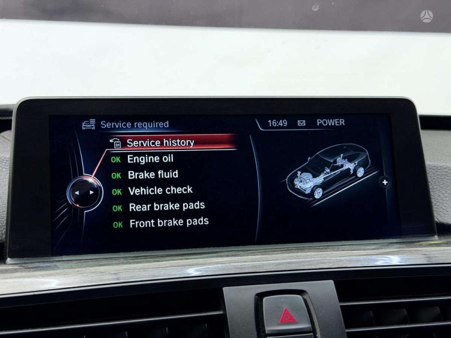 Black BMW 318 Gran Turismo 2013 in Vilnius, with an engine capacity of 2.00 L and mileage of 276 thousand km for 8990 €, photo 27 on AUTOMOTO.COM.LV