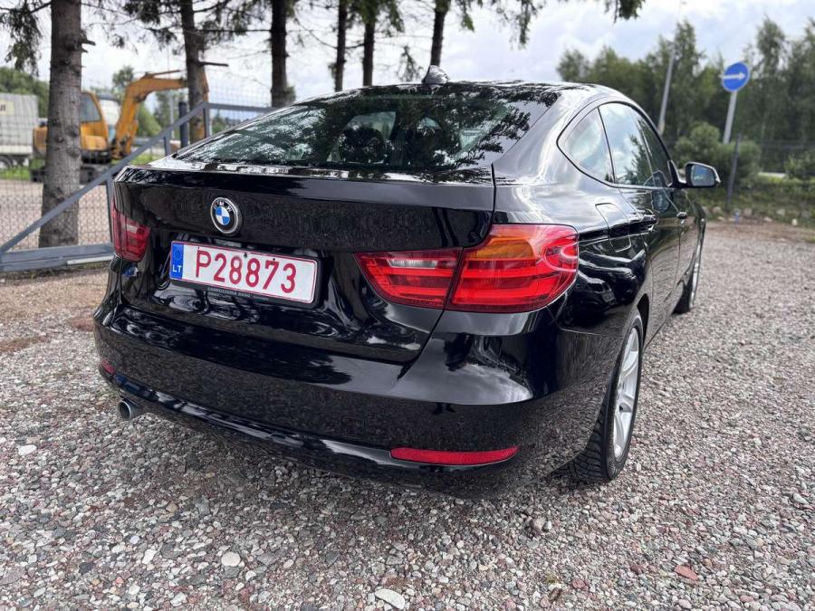 Black BMW 318 Gran Turismo 2013 in Gargzdai, with an engine capacity of 2.00 L and mileage of 254 thousand km for 8699 €, photo 7 on AUTOMOTO.COM.LV