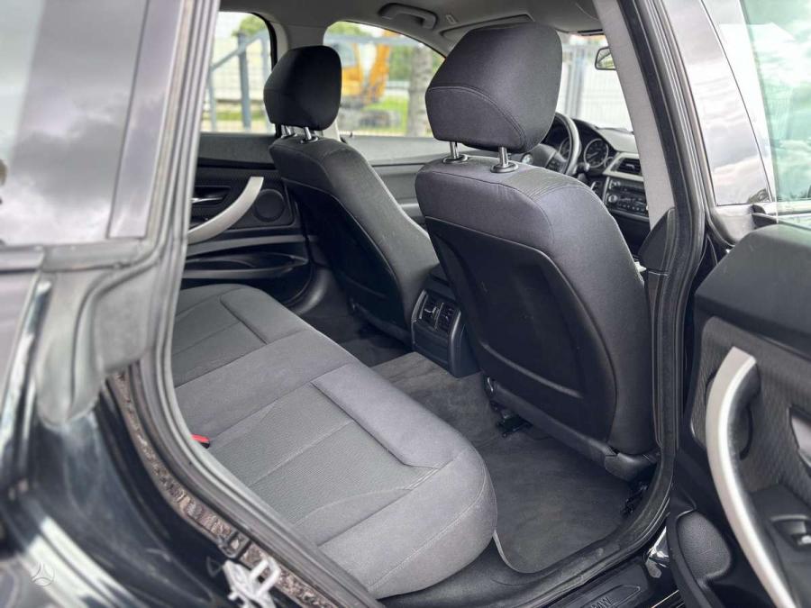 Black BMW 318 Gran Turismo 2013 in Gargzdai, with an engine capacity of 2.00 L and mileage of 254 thousand km for 8699 €, photo 16 on AUTOMOTO.COM.LV