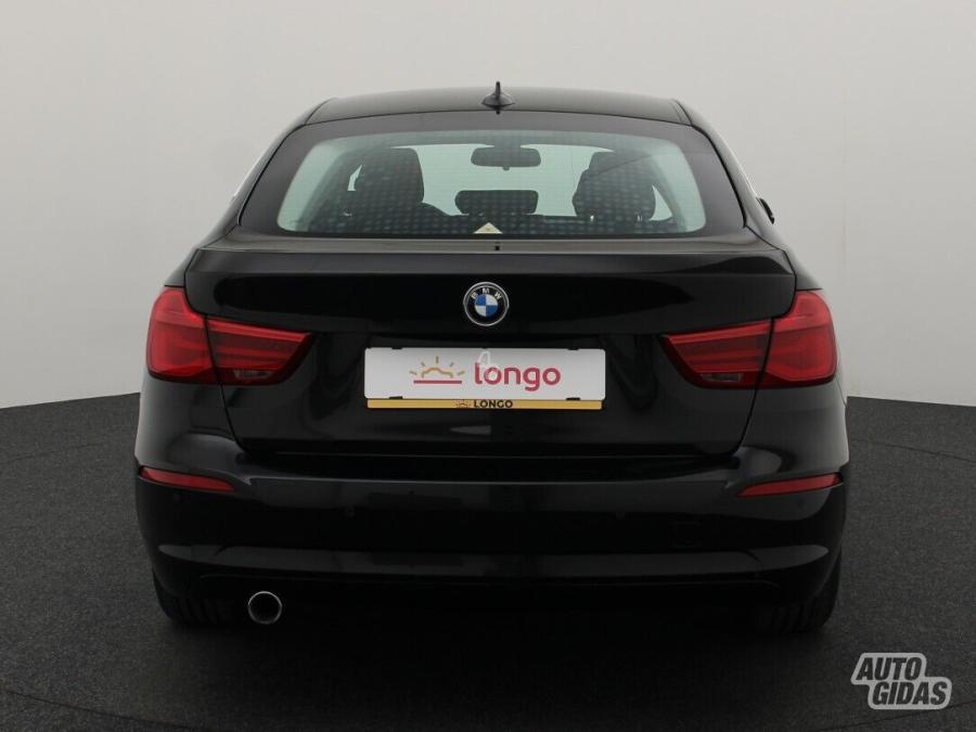 Black BMW 318 Gran Turismo 2017 in Vilnius, with an engine capacity of 2.00 L and mileage of 166 thousand km for 15599 €, photo 5 on AUTOMOTO.COM.LV