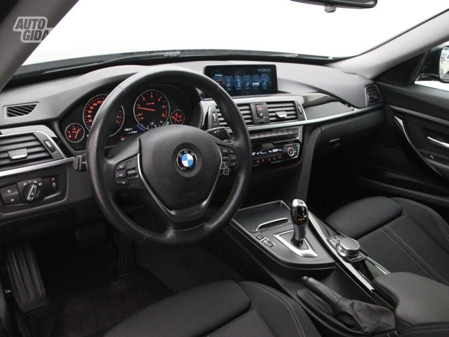Black BMW 318 Gran Turismo 2017 in Vilnius, with an engine capacity of 2.00 L and mileage of 166 thousand km for 15599 €, photo 16 on AUTOMOTO.COM.LV