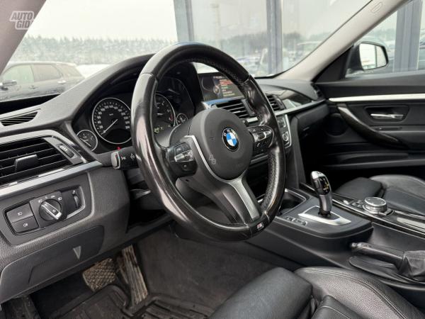Black BMW 318 Gran Turismo 2015 in Vilnius, with an engine capacity of 2.00 L and mileage of 187 thousand km for 11550 €, photo 7 on AUTOMOTO.COM.LV