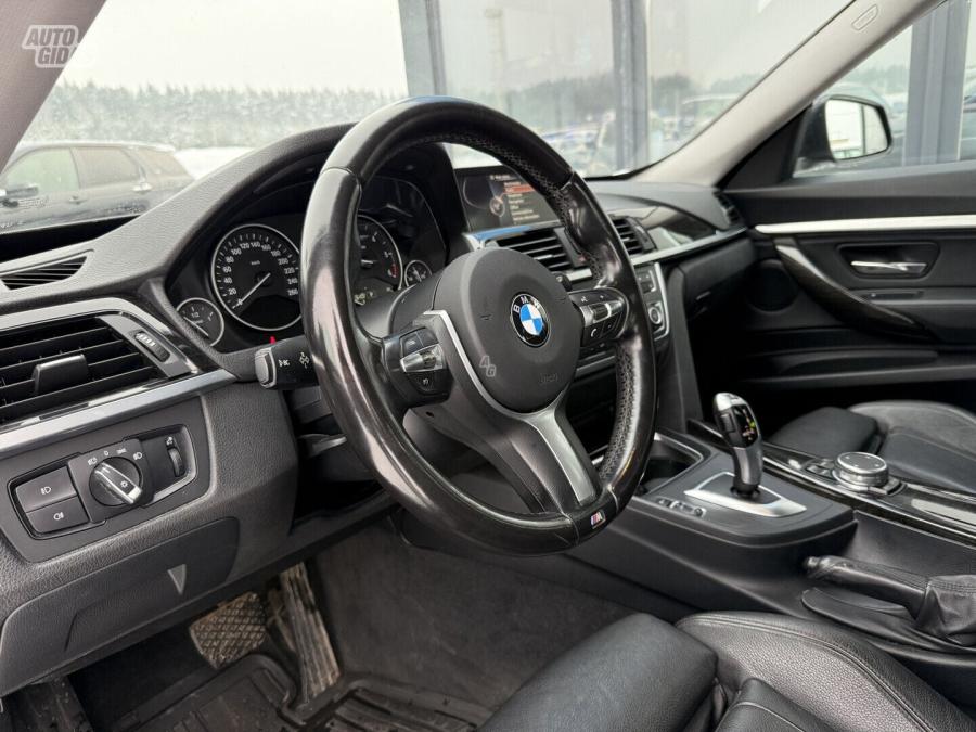 Black BMW 318 Gran Turismo 2015 in Vilnius, with an engine capacity of 2.00 L and mileage of 187 thousand km for 11550 €, photo 7 on AUTOMOTO.COM.LV