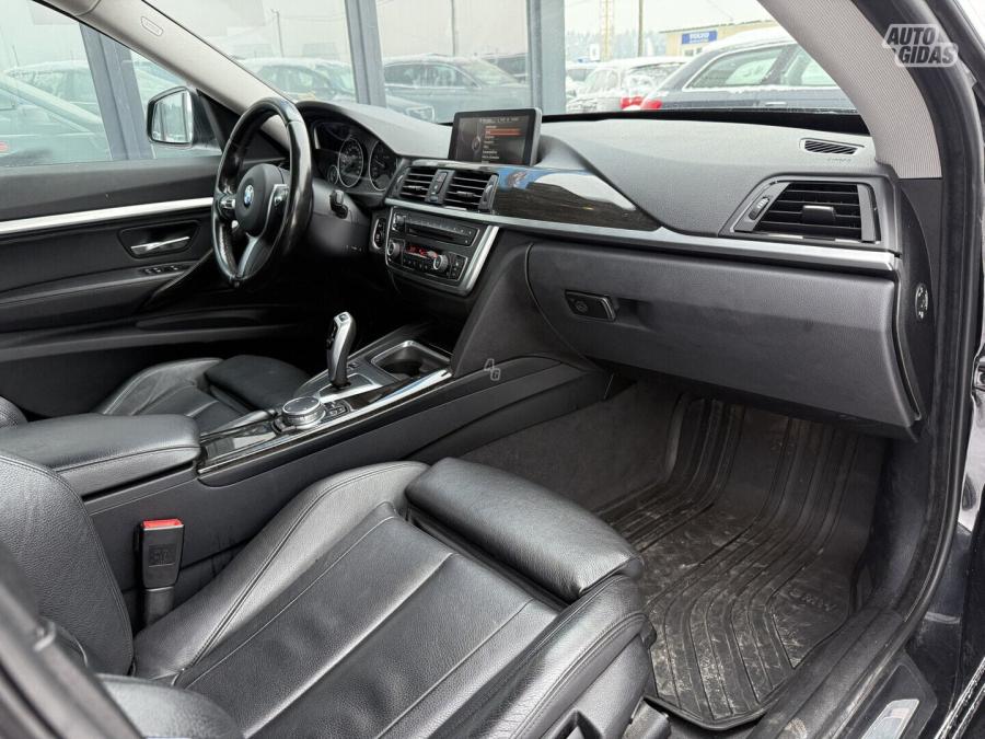 Black BMW 318 Gran Turismo 2015 in Vilnius, with an engine capacity of 2.00 L and mileage of 187 thousand km for 11550 €, photo 8 on AUTOMOTO.COM.LV