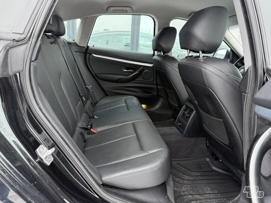 Black BMW 318 Gran Turismo 2015 in Vilnius, with an engine capacity of 2.00 L and mileage of 187 thousand km for 11550 €, photo 9 on AUTOMOTO.COM.LV
