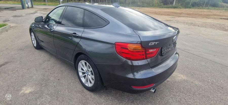 Grey BMW 318 Gran Turismo 2014 in Utena, with an engine capacity of 1.95 L and mileage of 258 thousand km for 8850 €, photo 4 on AUTOMOTO.COM.LV