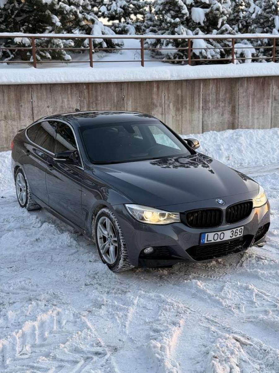 Grey BMW 318 Gran Turismo 2015 in Anyksciai, with an engine capacity of 2.00 L and mileage of 304 thousand km for 12500 €, photo 3 on AUTOMOTO.COM.LV