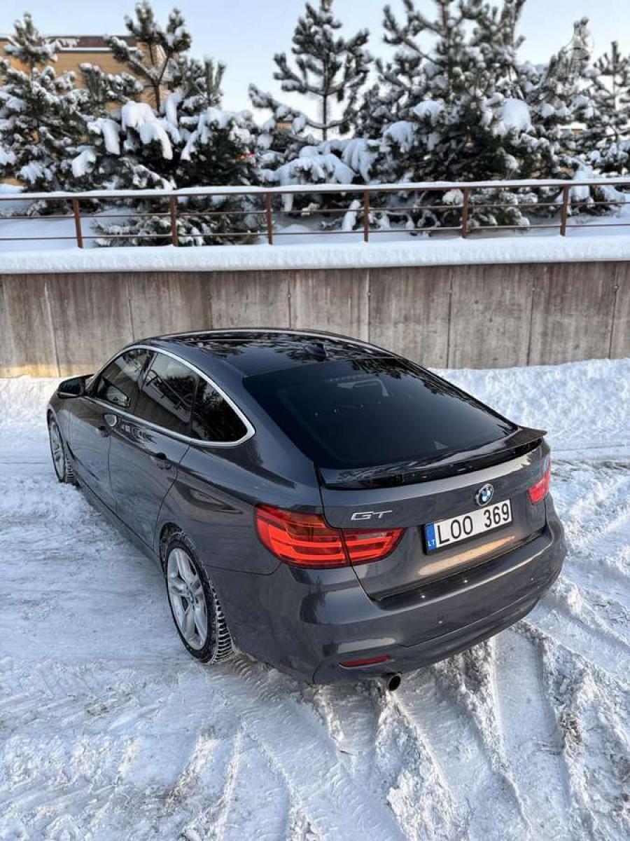 Grey BMW 318 Gran Turismo 2015 in Anyksciai, with an engine capacity of 2.00 L and mileage of 304 thousand km for 12500 €, photo 8 on AUTOMOTO.COM.LV