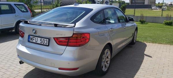 Grey BMW 318 Gran Turismo 2015 in Vilnius, with an engine capacity of 2.00 L and mileage of 350 thousand km for 6990 €, photo 6 on AUTOMOTO.COM.LV