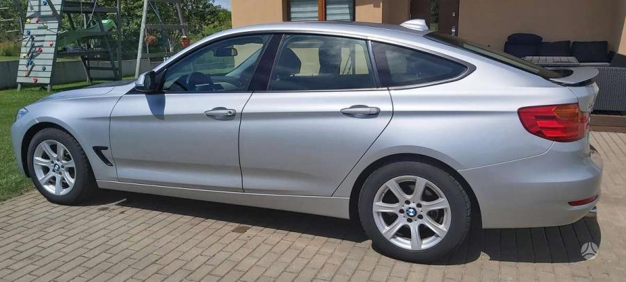 Grey BMW 318 Gran Turismo 2015 in Vilnius, with an engine capacity of 2.00 L and mileage of 350 thousand km for 6990 €, photo 8 on AUTOMOTO.COM.LV