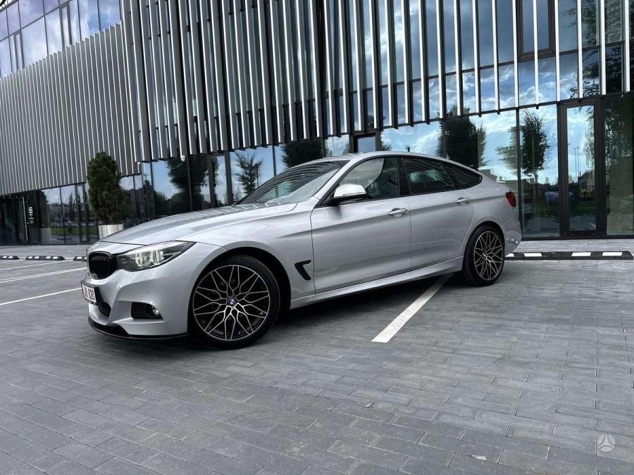 Pelēks BMW 318 Gran Turismo 2019 Kauņa, ar dzinēja tilpumu 2.00 L un nobraukumu 105 tūkst. km par 15990 €, foto 4 vietnē AUTOMOTO.COM.LV