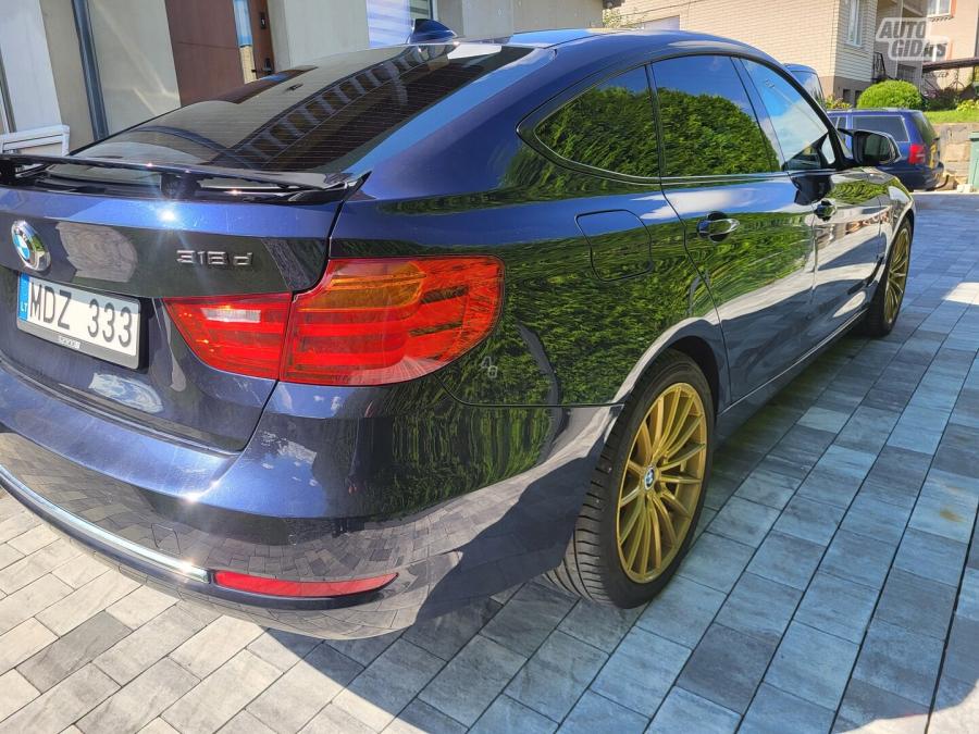 BMW 318 Gran Turismo 2015 Utena, ar dzinēja tilpumu 2.00 L un nobraukumu 326 tūkst. km par 9300 €, foto 4 vietnē AUTOMOTO.COM.LV