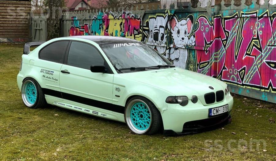 Green BMW 318 2004 in Riga, with an engine capacity of 2.00 L and mileage of 234 thousand km for 7500 €, photo 8 on AUTOMOTO.COM.LV