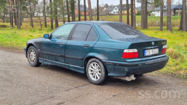 Zaļš BMW 318 1997 Jelgava, ar dzinēja tilpumu 1.80 L un nobraukumu 329 tūkst. km par 1800 €, foto 6 vietnē AUTOMOTO.COM.LV