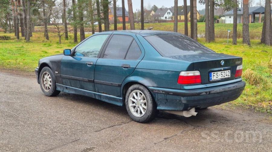 Zaļš BMW 318 1997 Jelgava, ar dzinēja tilpumu 1.80 L un nobraukumu 329 tūkst. km par 1800 €, foto 6 vietnē AUTOMOTO.COM.LV