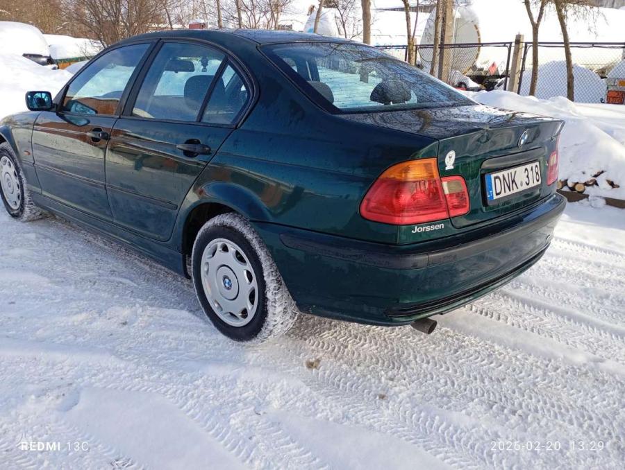 Zaļš BMW 318 1998 Utena, ar dzinēja tilpumu 1.90 L un nobraukumu 324 tūkst. km par 1550 €, foto 3 vietnē AUTOMOTO.COM.LV