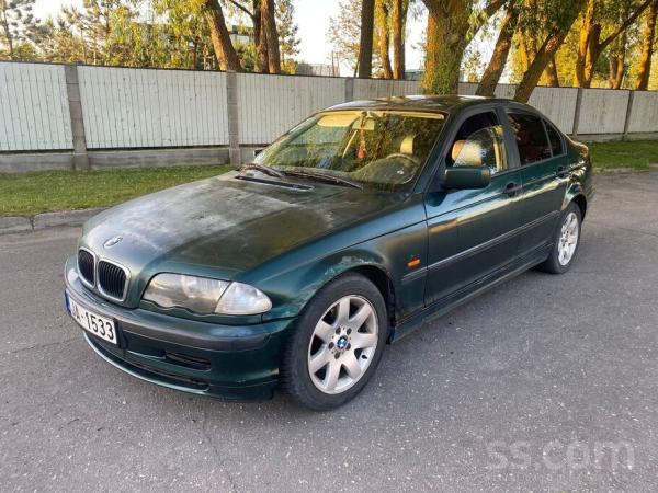 Green BMW 318 1999 in Liepaja, with an engine capacity of 1.80 L and mileage of 335 thousand km for 950 €, photo 1 on AUTOMOTO.COM.LV
