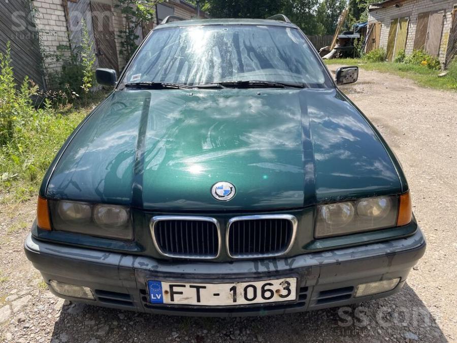 Green BMW 318 1998 in Riga, with an engine capacity of 1.80 L and mileage of 260 thousand km for 1500 €, photo 3 on AUTOMOTO.COM.LV