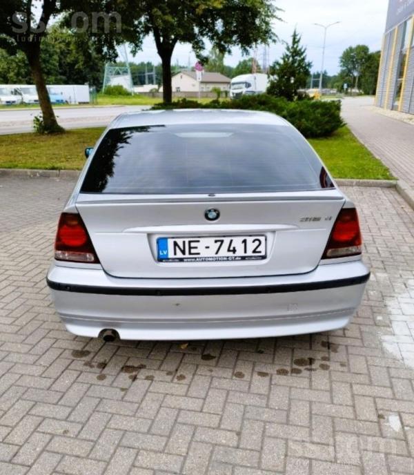 Grey BMW 318 2004 in Riga, with an engine capacity of 2.00 L and mileage of 316 thousand km for 1650 €, photo 4 on AUTOMOTO.COM.LV