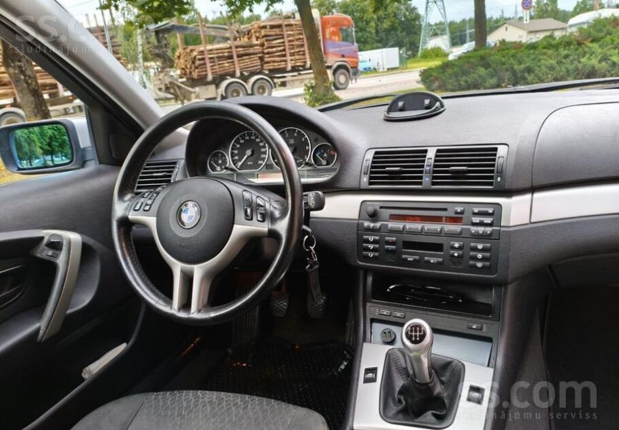 Grey BMW 318 2004 in Riga, with an engine capacity of 2.00 L and mileage of 316 thousand km for 1650 €, photo 9 on AUTOMOTO.COM.LV