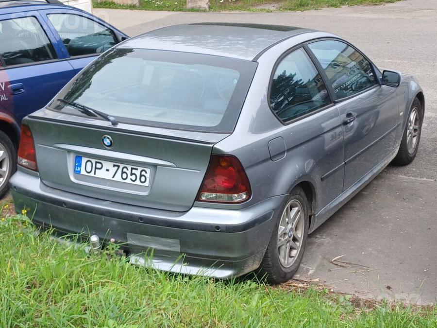 Grey BMW 318 2003 in Riga, with an engine capacity of 2.00 L and mileage of 217 thousand km for 2300 €, photo 3 on AUTOMOTO.COM.LV