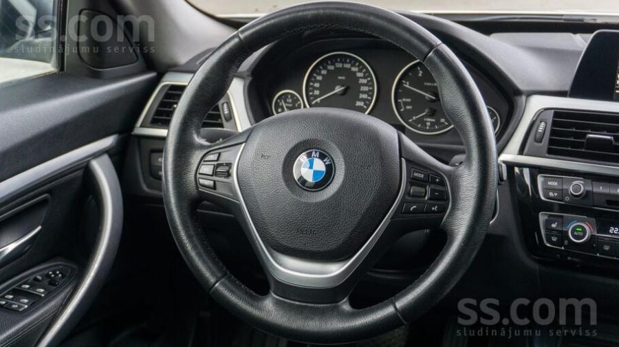 Grey BMW 318 2016 in Riga, with an engine capacity of 2.00 L and mileage of 178 thousand km for 14290 €, photo 15 on AUTOMOTO.COM.LV