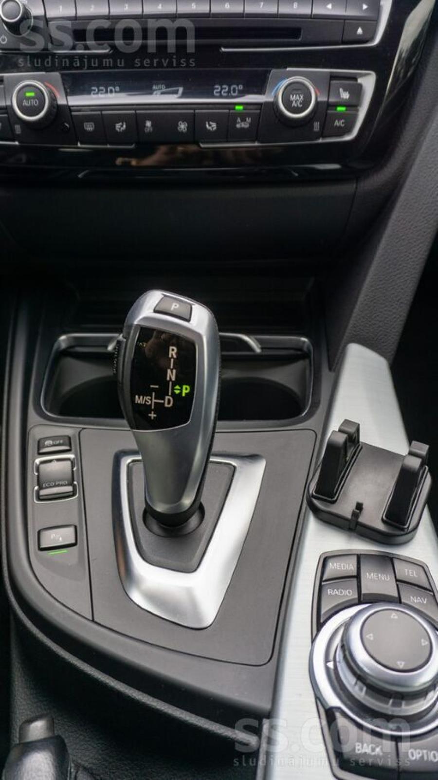 Grey BMW 318 2016 in Riga, with an engine capacity of 2.00 L and mileage of 178 thousand km for 14290 €, photo 17 on AUTOMOTO.COM.LV