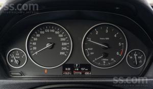 Grey BMW 318 2016 in Riga, with an engine capacity of 2.00 L and mileage of 178 thousand km for 14290 €, photo 24 on AUTOMOTO.COM.LV