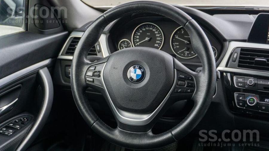 Grey BMW 318 2016 in Riga, with an engine capacity of 2.00 L and mileage of 178 thousand km for 13590 €, photo 15 on AUTOMOTO.COM.LV