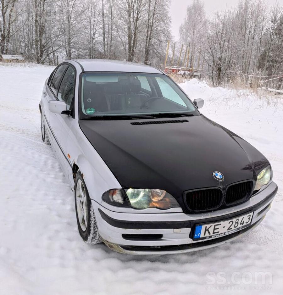 Grey BMW 318 2000 in Tukums, with an engine capacity of 1.90 L and mileage of 316 thousand km for 1550 €, photo 2 on AUTOMOTO.COM.LV
