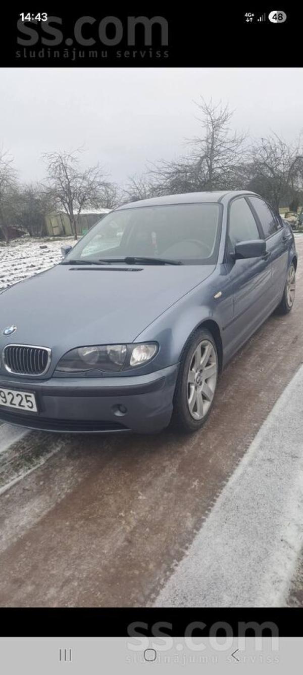 Grey BMW 318 2002 in Valmiera, with an engine capacity of 2.00 L and mileage of 259 thousand km for 1600 €, photo 1 on AUTOMOTO.COM.LV