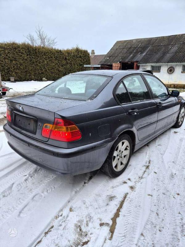 Pelēks BMW 318 2002 Vilkaviškis, ar dzinēja tilpumu 1.95 L un nobraukumu 312 tūkst. km par 1350 €, foto 5 vietnē AUTOMOTO.COM.LV