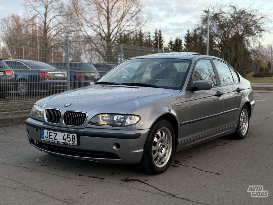 Pelēks BMW 318 2003 Šauļi, ar dzinēja tilpumu 2.00 L un nobraukumu 330 tūkst. km par 1250 €, foto 1 vietnē AUTOMOTO.COM.LV