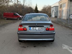 Pelēks BMW 318 2003 Šauļi, ar dzinēja tilpumu 2.00 L un nobraukumu 330 tūkst. km par 1250 €, foto 5 vietnē AUTOMOTO.COM.LV