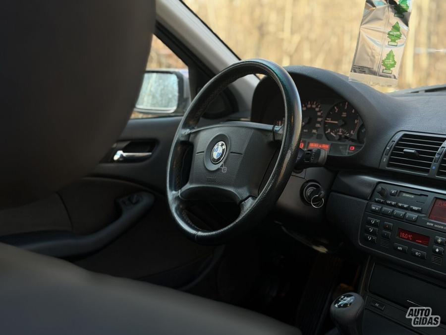 Pelēks BMW 318 2003 Šauļi, ar dzinēja tilpumu 2.00 L un nobraukumu 330 tūkst. km par 1250 €, foto 14 vietnē AUTOMOTO.COM.LV