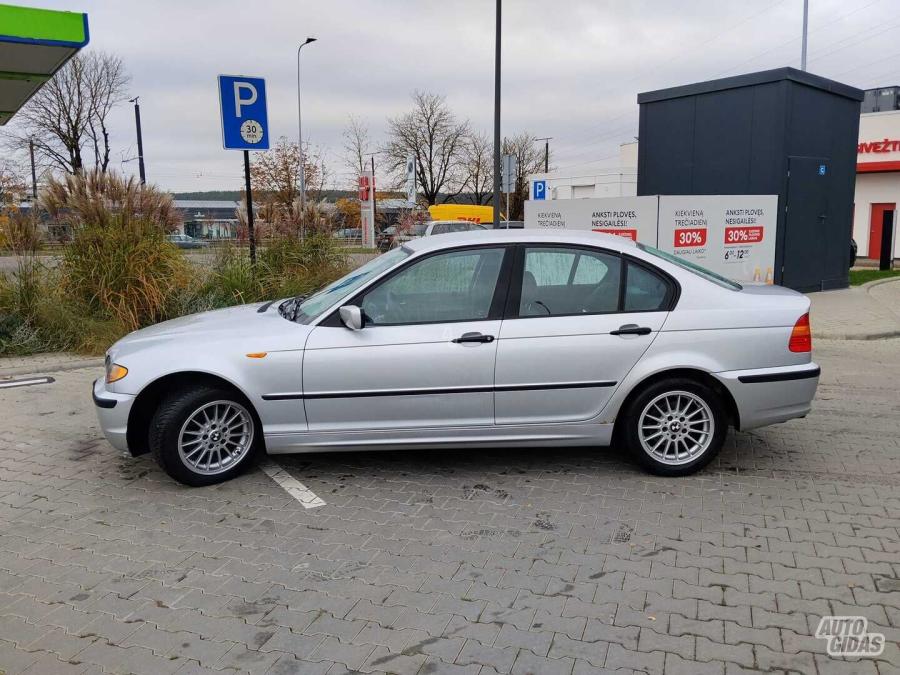 Pelēks BMW 318 2003 Viļņa, ar dzinēja tilpumu 2.00 L un nobraukumu 235 tūkst. km par 1999 €, foto 4 vietnē AUTOMOTO.COM.LV