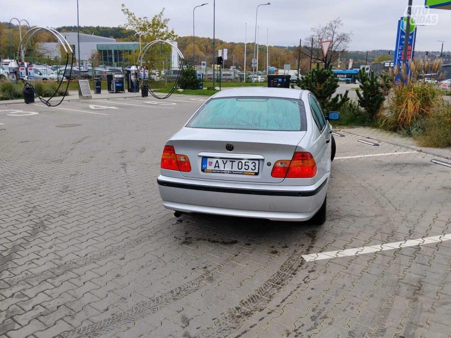 Pelēks BMW 318 2003 Viļņa, ar dzinēja tilpumu 2.00 L un nobraukumu 235 tūkst. km par 1999 €, foto 7 vietnē AUTOMOTO.COM.LV