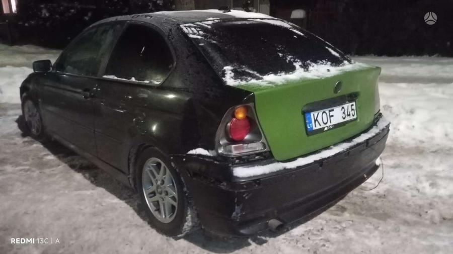 Grey BMW 318 2004 in Vilnius, with an engine capacity of 1.80 L and mileage of 300 thousand km for 850 €, photo 3 on AUTOMOTO.COM.LV