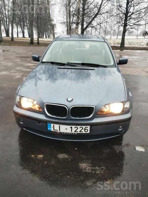 Pelēks BMW 318 2004 Rīga, ar dzinēja tilpumu 2.00 L un nobraukumu 231 tūkst. km par 1900 €, foto 2 vietnē AUTOMOTO.COM.LV