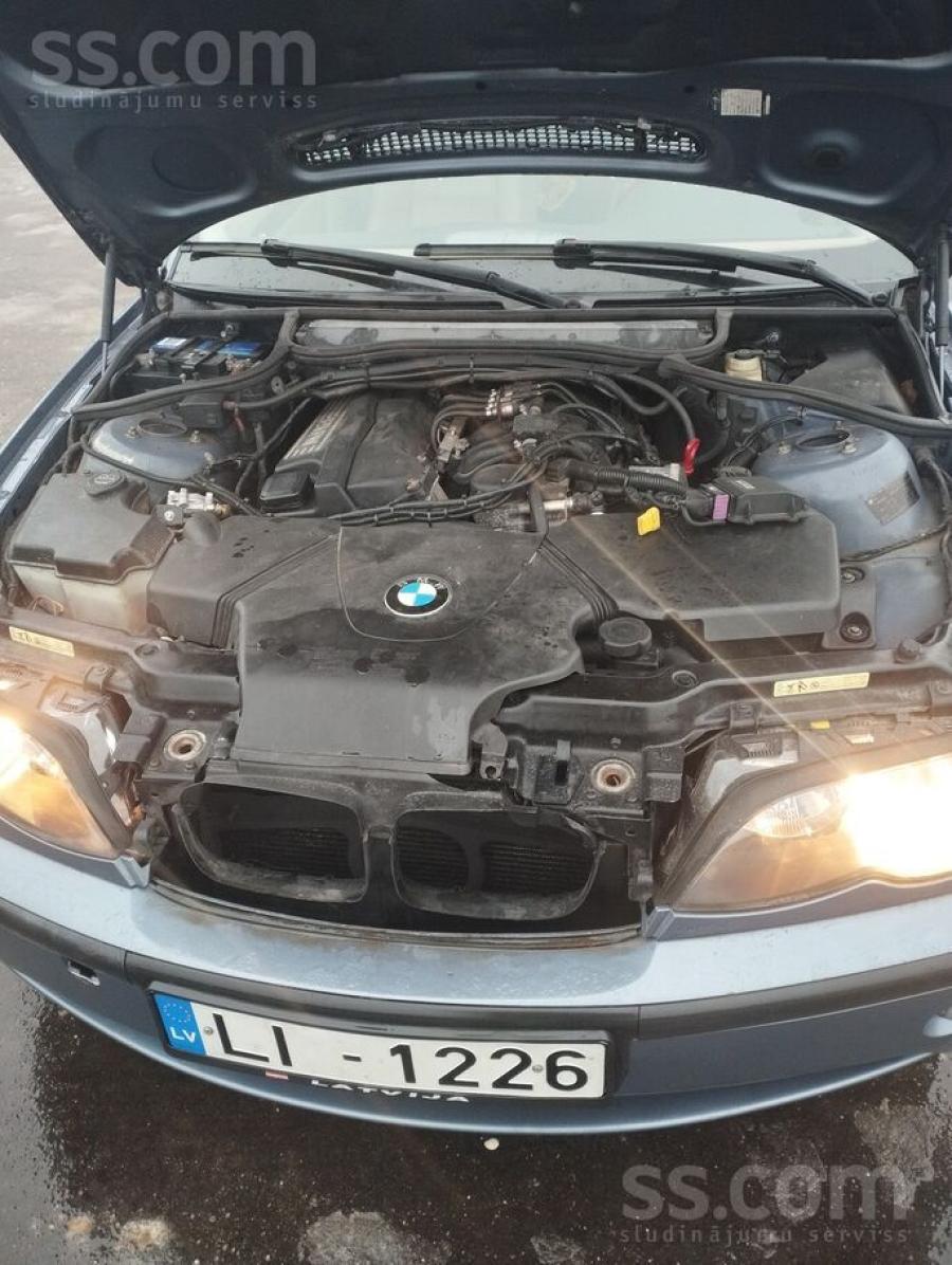 Grey BMW 318 2004 in Riga, with an engine capacity of 2.00 L and mileage of 231 thousand km for 1900 €, photo 13 on AUTOMOTO.COM.LV