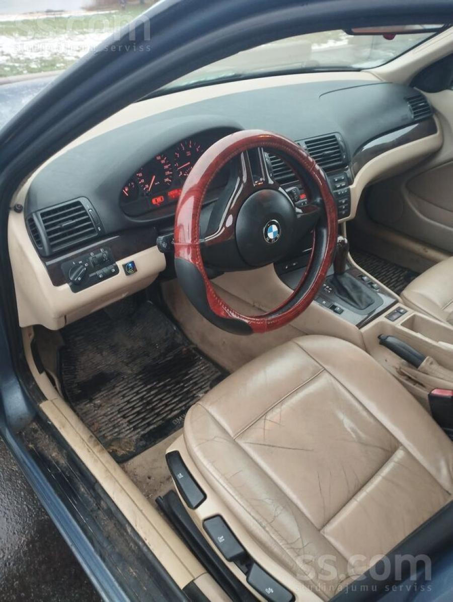 Grey BMW 318 2004 in Riga, with an engine capacity of 2.00 L and mileage of 231 thousand km for 1900 €, photo 16 on AUTOMOTO.COM.LV