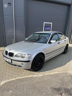 Pelēks BMW 318 2004 Viļņa, ar dzinēja tilpumu 2.00 L un nobraukumu 392 tūkst. km par 800 €, foto  vietnē AUTOMOTO.COM.LV