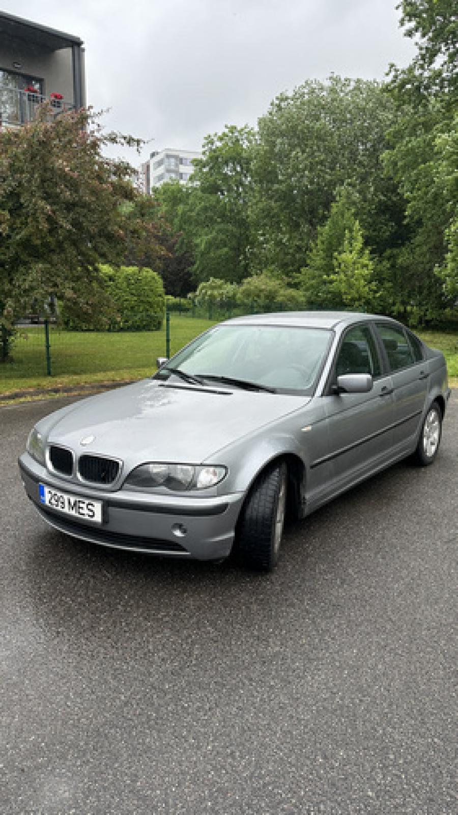 Pelēks BMW 318 2005 Pērnava, ar dzinēja tilpumu 2.00 L un nobraukumu 268 tūkst. km par 1900 €, foto 1 vietnē AUTOMOTO.COM.LV