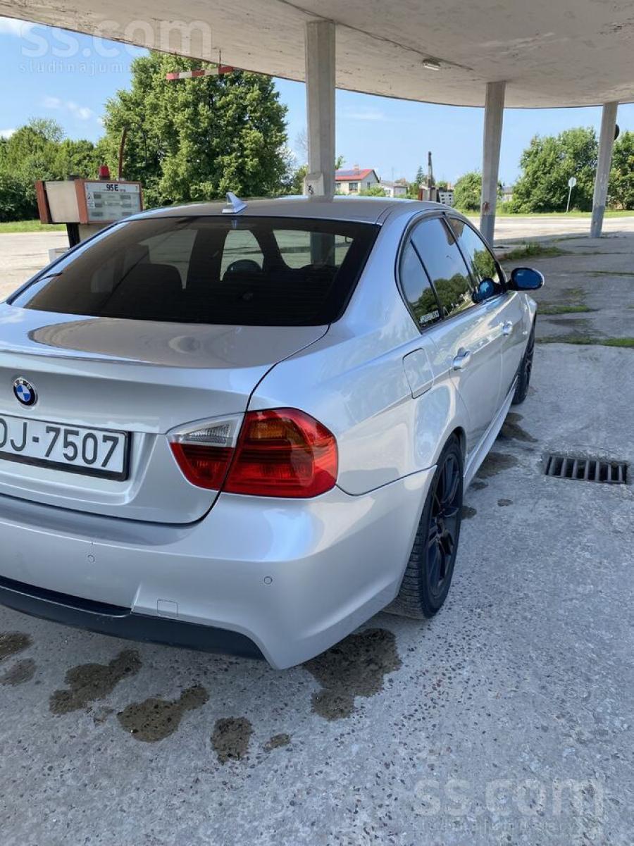 Grey BMW 318 2007 in Ogre, with an engine capacity of 2.00 L and mileage of 317 thousand km for 4490 €, photo 7 on AUTOMOTO.COM.LV