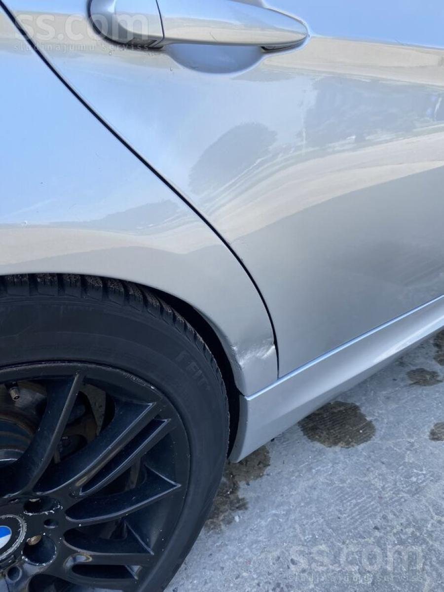 Grey BMW 318 2007 in Ogre, with an engine capacity of 2.00 L and mileage of 317 thousand km for 4490 €, photo 8 on AUTOMOTO.COM.LV