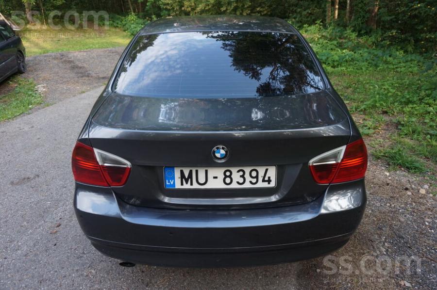 Grey BMW 318 2007 in Jurmala, with an engine capacity of 2.00 L and mileage of 371 thousand km for 2799 €, photo 5 on AUTOMOTO.COM.LV