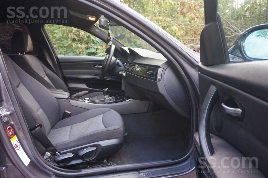 Grey BMW 318 2007 in Jurmala, with an engine capacity of 2.00 L and mileage of 371 thousand km for 2799 €, photo 14 on AUTOMOTO.COM.LV