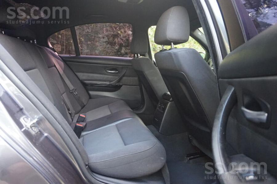 Grey BMW 318 2007 in Jurmala, with an engine capacity of 2.00 L and mileage of 371 thousand km for 2799 €, photo 16 on AUTOMOTO.COM.LV