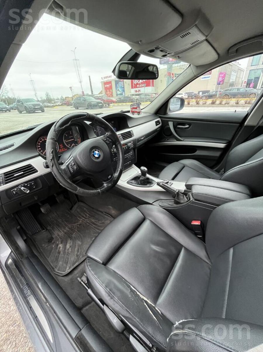 Grey BMW 318 2008 in Riga, with an engine capacity of 2.00 L and mileage of 450 thousand km for 3330 €, photo 7 on AUTOMOTO.COM.LV